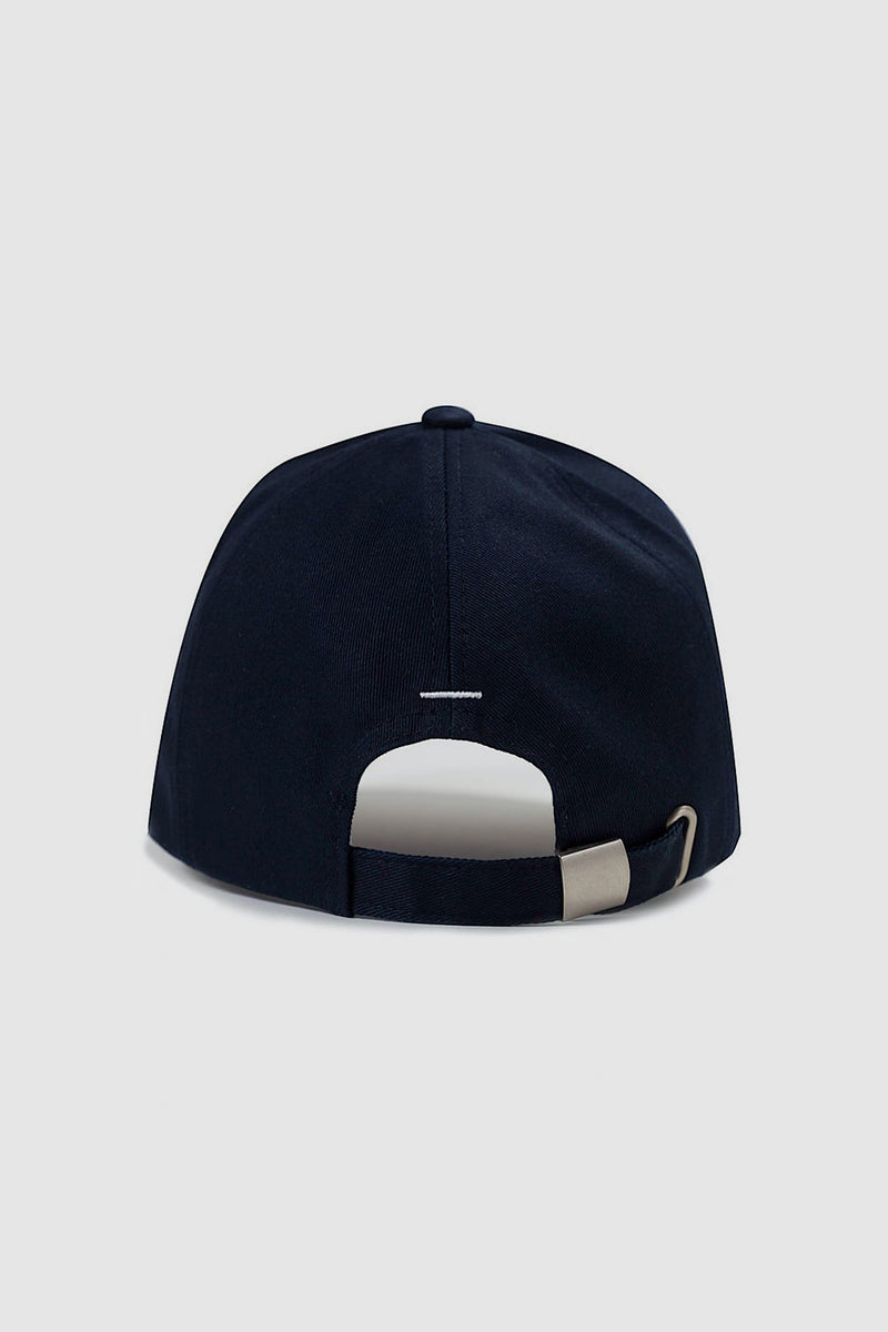 The 100 Cap in Navy Blue Contrast Cotton – Les 100 Ciels