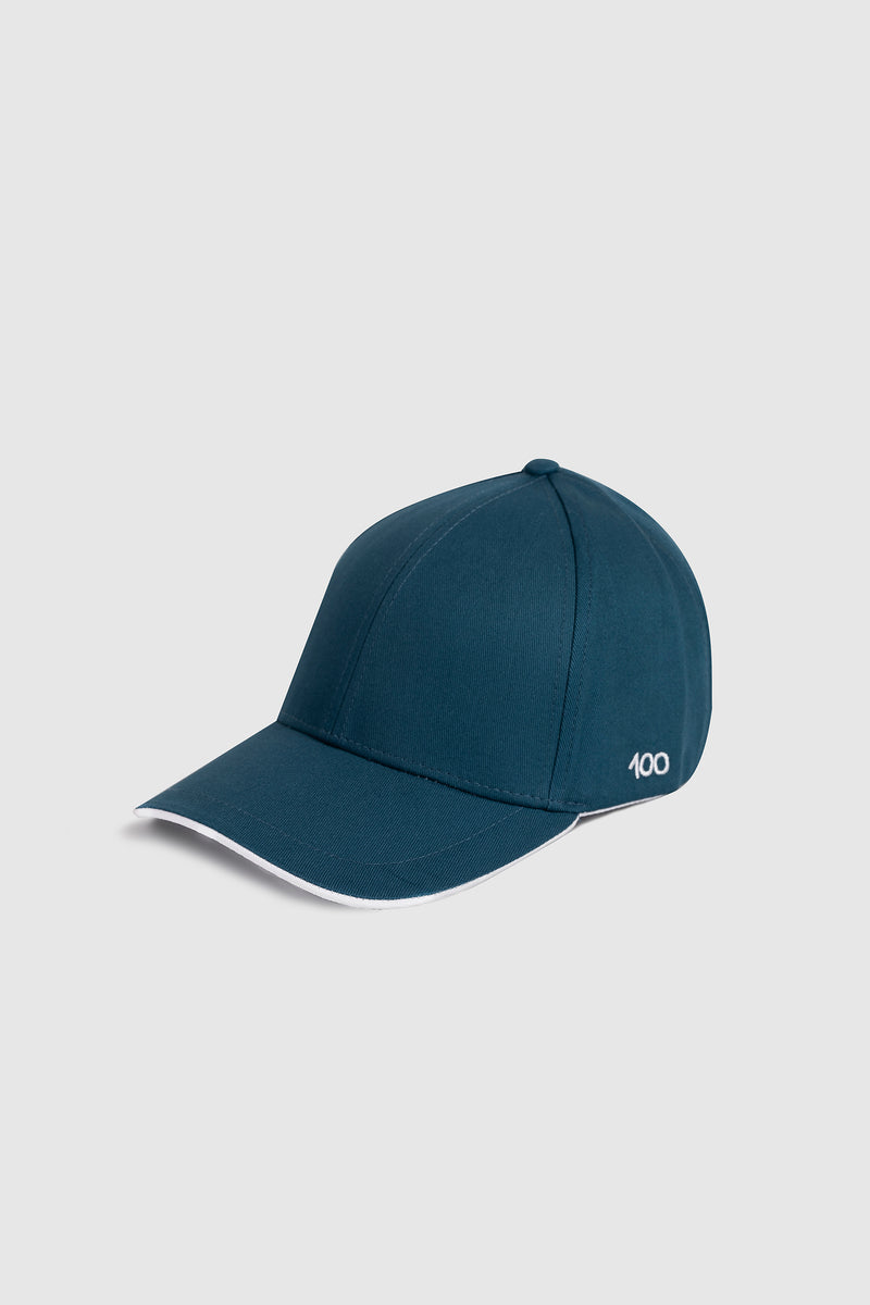 The 100 Cap in Ocean Contrast Cotton – Les 100 Ciels